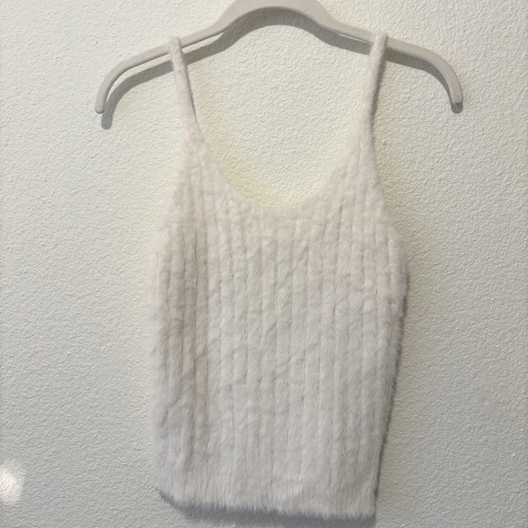 It's Our Time | Tops | Fuzzy Tank Top | Poshmark